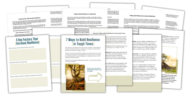 Free Resilience Article & Printables Pack - EZInspo.com
